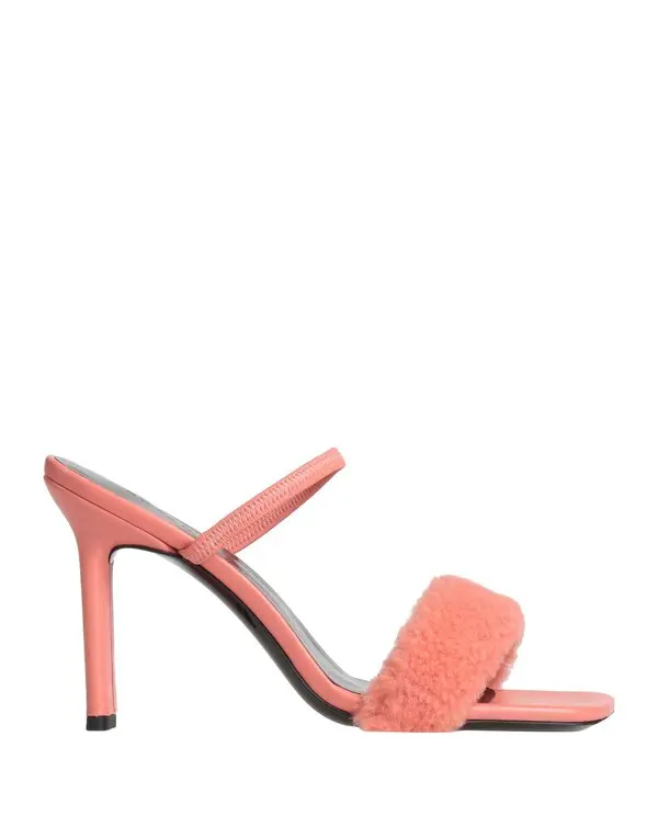 By Far Shearling Sandals - Pink