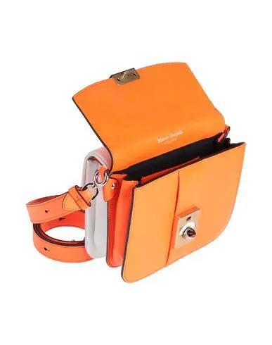 MAISON MARGIELA Handbag In Goat Skin, Cotton, Brass, Zinc, And Aluminum - Orange