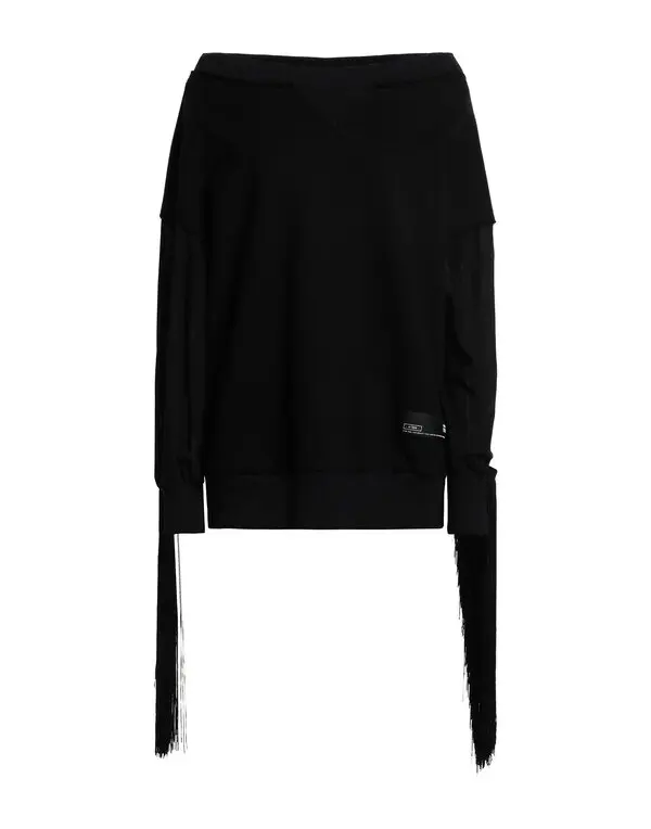 Versace Solid Sweatshirt With Fringes