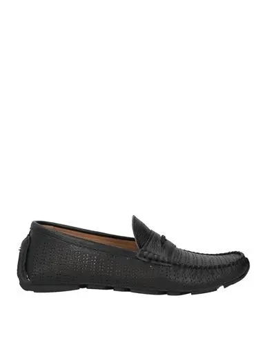 BALDININI Leather Penny Loafers - Black