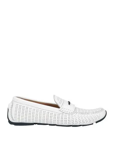 BALDININI Leather Penny Loafers - White