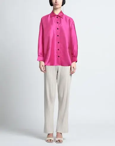 Sandro Shirt Size Polyester, Silk