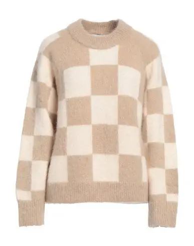 Sandro Checked Crew Neck Sweater