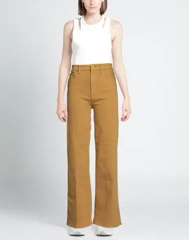 MOTHER Jersey Flared Pants - Yellow
