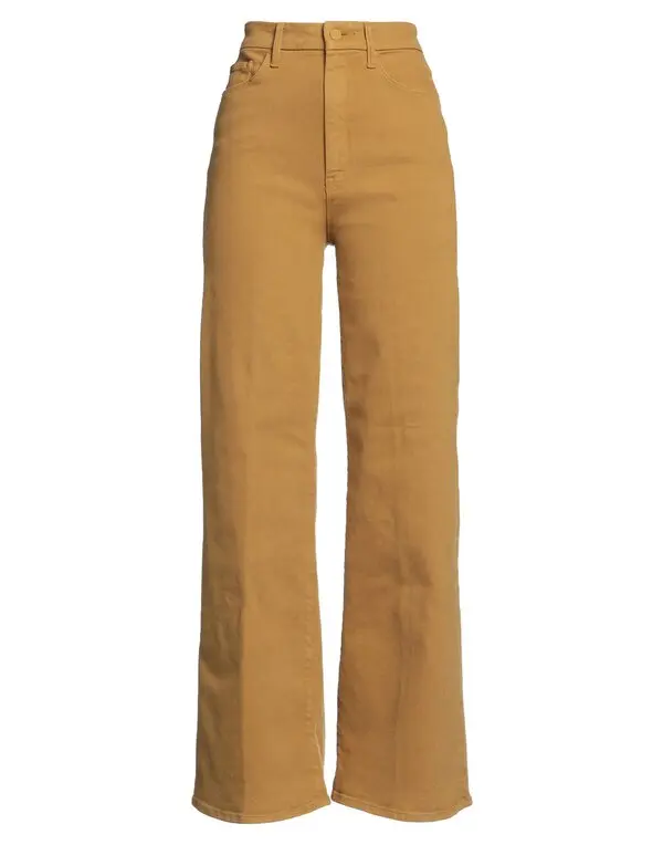 MOTHER Jersey Flared Pants - Yellow