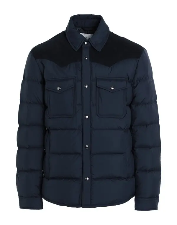 Woolrich Western Down Overshirt - Navy Blue