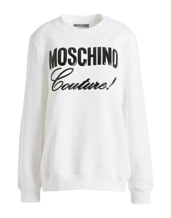 Moschino Couture Cotton Sweatshirt - White