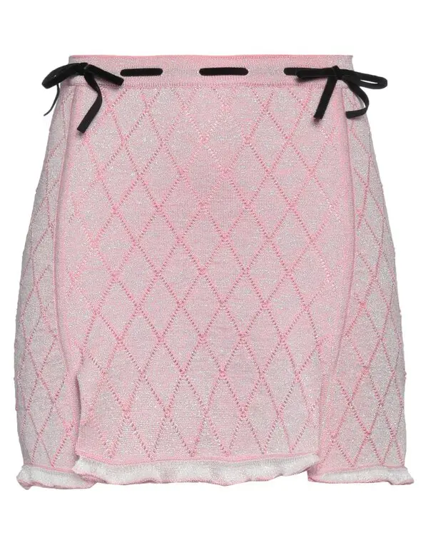 CORMIO Knitted Mini Skirt - Pink