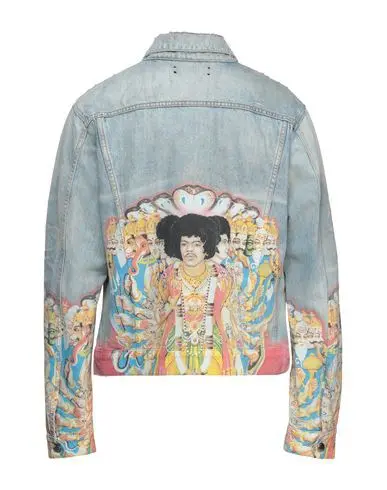 Amiri Printed Denim Trucker Jacket