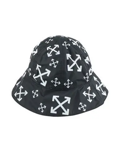 OFF-WHITE™ Logo-print Fisherman's Hat - Black