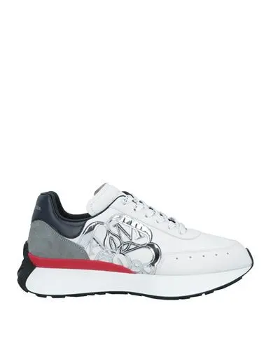 Alexander McQueen Low-top Leather Sneakers - White