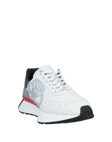 Alexander McQueen Low-top Leather Sneakers - White