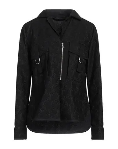 Peuterey Scuba Overshirt With Lace And Metal Detailing