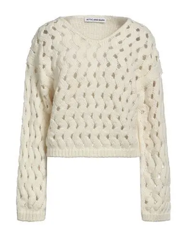 ATTIC AND BARN Wool, Acrylic, Alpaca Wool V-neck Long Sleeve Sweater
