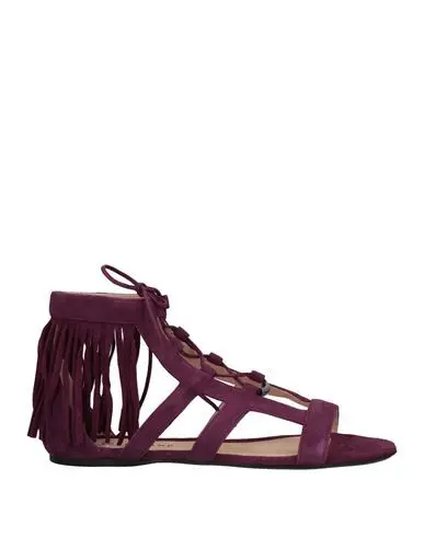 Longchamp Gladiator Sandals - Purple