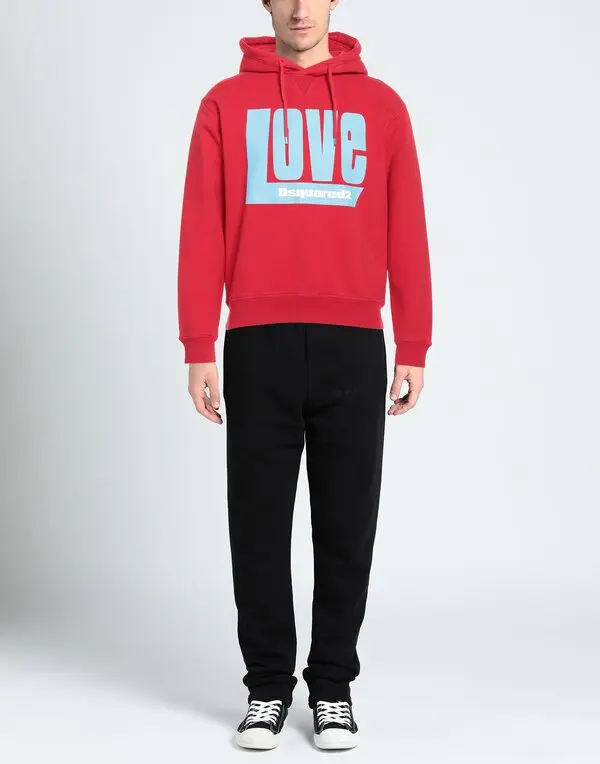 Dsquared2 Sweatshirt In Cotton And Elastane - Red