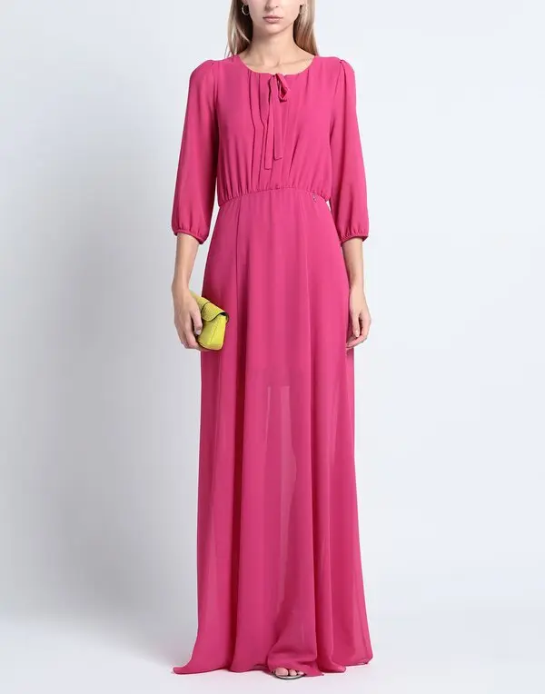 Patrizia Pepe Cady Gown - Magenta