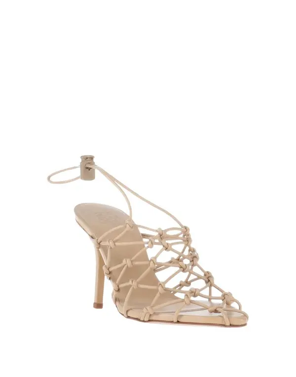 GIA BORGHINI Ankle Strap Sandals - Beige
