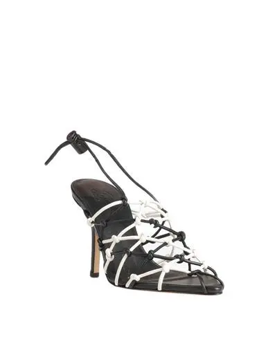 GIA BORGHINI Leather Sandals - White