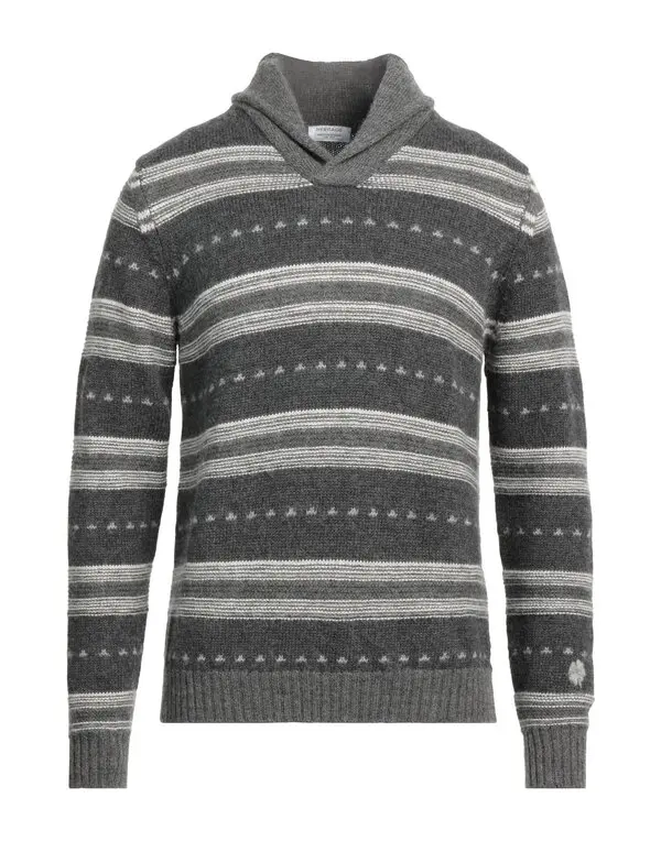 HERITAGE Striped Alpaca And Virgin Wool Sweater