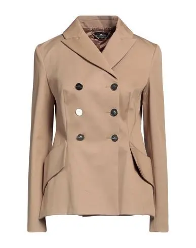 Elisabetta Franchi Gabardine Blazer - Beige