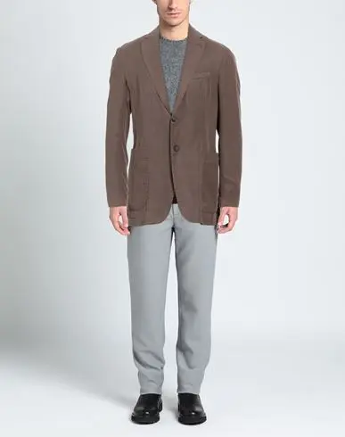 Pal Zileri Single-breasted Twill Blazer - Grey