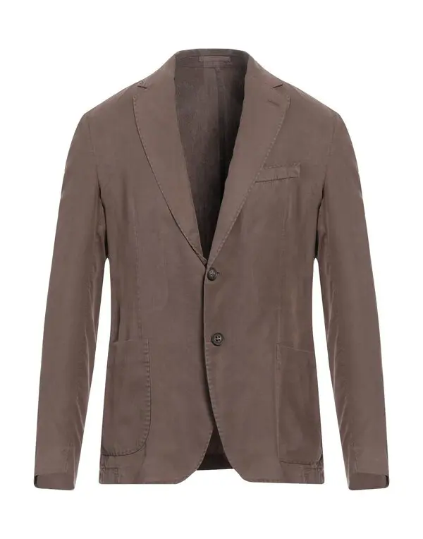 Pal Zileri Single-breasted Twill Blazer - Grey