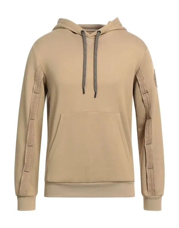 BIKKEMBERGS Sweatshirt Sand Size Polyamide, Cotton - Beige