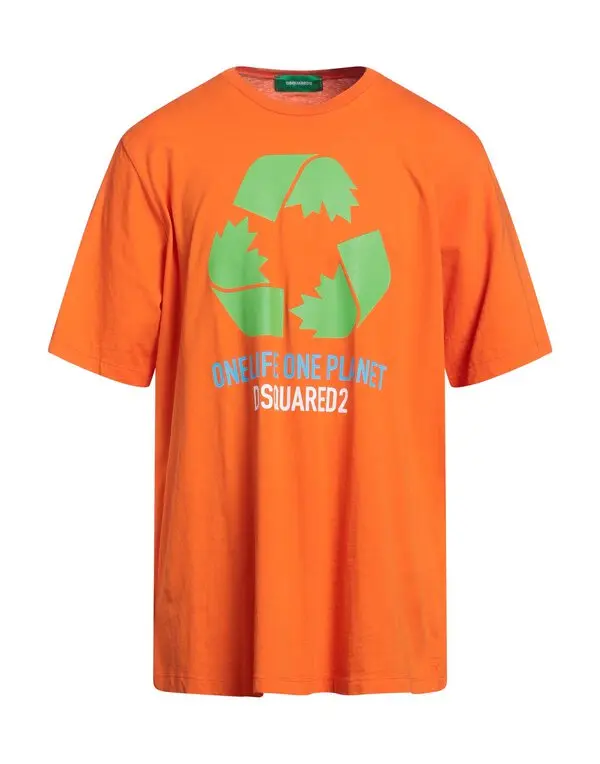 Dsquared2 T-shirt Size Cotton - Orange