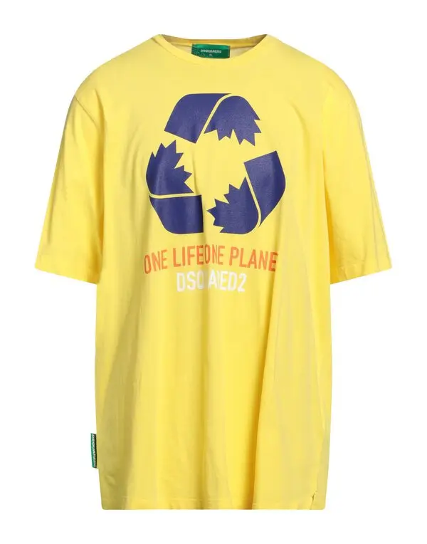 Dsquared2 T-shirt Size Cotton - Yellow