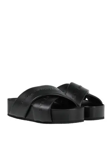 Stella McCartney Textile Fiber Sandals - Black