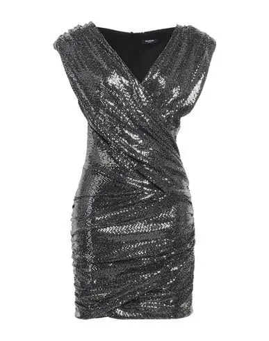 Balmain Mini Dress In Polyamide, Metallic Fiber And Elastane