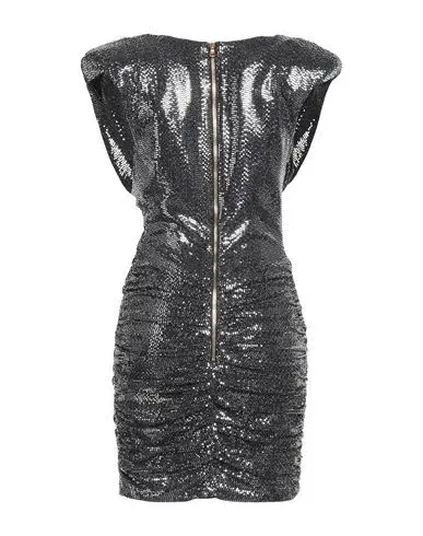 Balmain Mini Dress In Polyamide, Metallic Fiber And Elastane