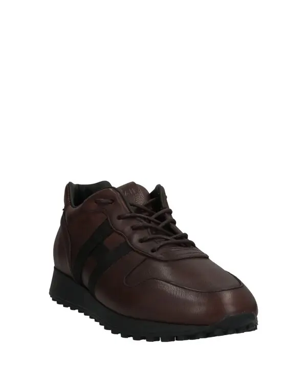 Hogan H86run Leather Sneakers - Brown