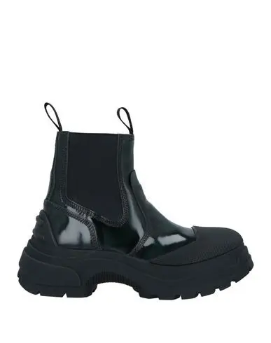 MAISON MARGIELA Leather And Textile Fiber Ankle Boots