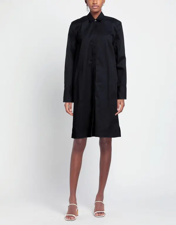 JIL SANDER Cotton Shirt Dress - Midnight Blue
