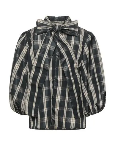 Red Valentino Tartan Bow Blouse