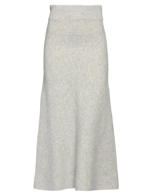 Sandro Midi Skirt Size Wool
