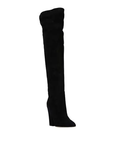 SERGIO ROSSI Leather Over-the-knee Boots - Black
