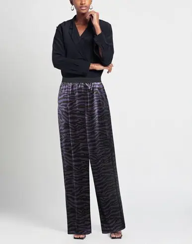 SUOLI Zebra Striped Wide Leg Pants