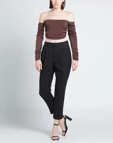 Erika Cavallini Off-the-shoulder Jersey Top - Brown