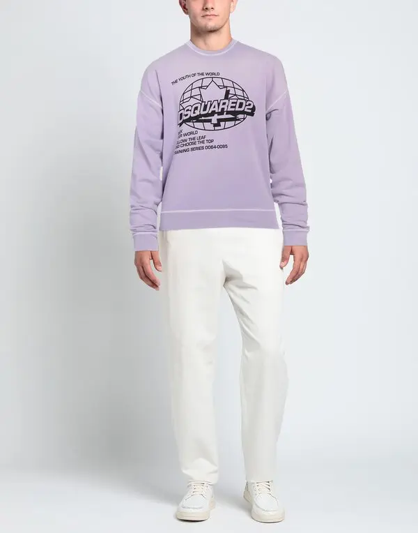 Dsquared2 Cotton Sweatshirt - Purple