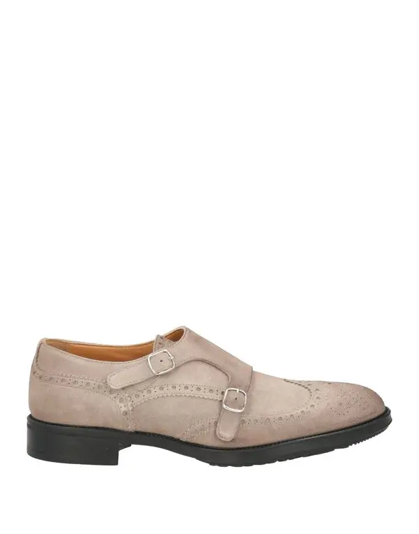 DOUCAL'S Suede Monk Strap Loafers