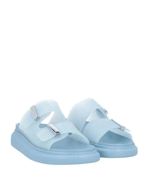 Alexander McQueen Sky Plastic Sandals - Blue