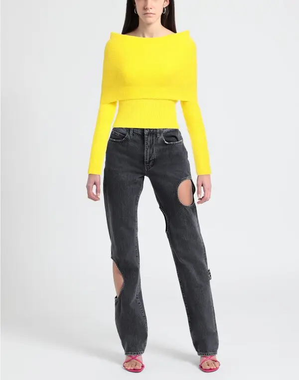 Philosophy Di Lorenzo Serafini Knitted Lightweight Sweater - Yellow