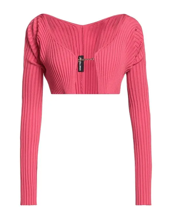 Jacquemus Knitted Sweater - Magenta