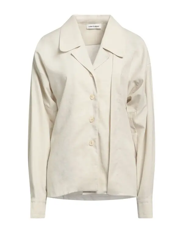 LOW CLASSIC Polyester-blend Blazer - Cream