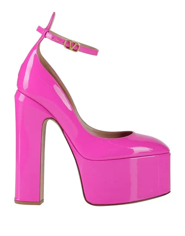 Valentino Garavani Pumps In Leather - Pink