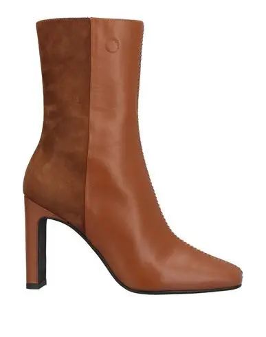 High Ankle Boots - Brown