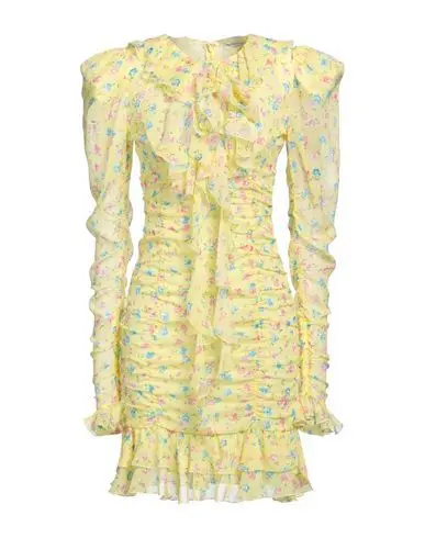 Alessandra Rich Mini Dress In Silk